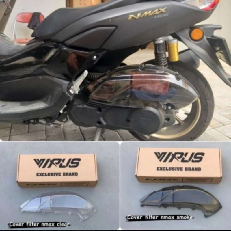 Promo Cover filter transparan new nmax 2020 2021 2022 2023 Tutup CVT ...