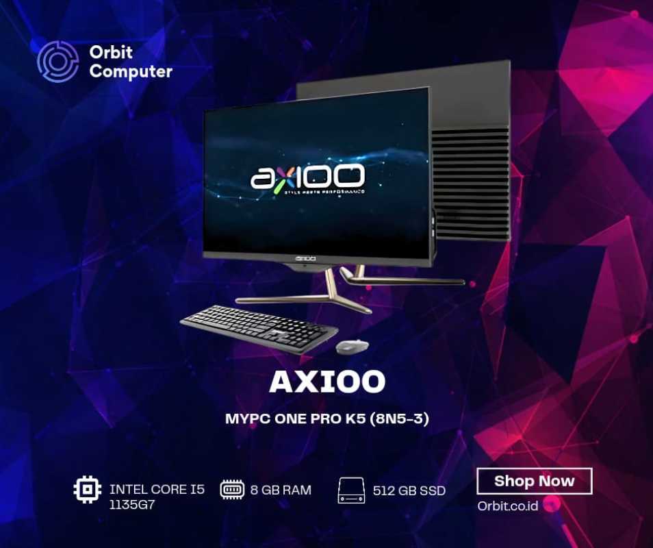 Jual Axioo Mypc One Pro K5 (8n5-3) I5 1135g7 8gb 512 21.5 Win10 Pro ...