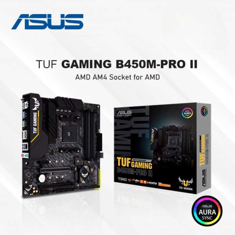 Jual MOTHERBOARD / MAINBOARD ASUS TUF GAMING B450M PRO II AMD B450 ...