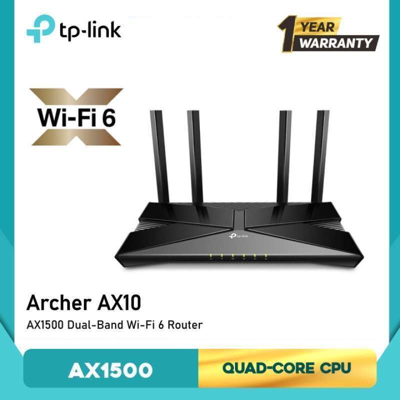 Promo Tp-link Archer Ax10 Ax1500 Wi-fi 6 Router Diskon 16% Di Seller ...