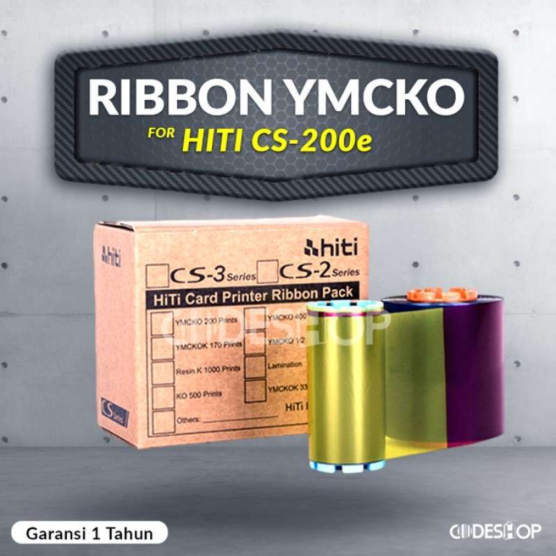 Promo Ribbon Id Card Printer Color Hiti Cs 200E Diskon 11% di Seller ...