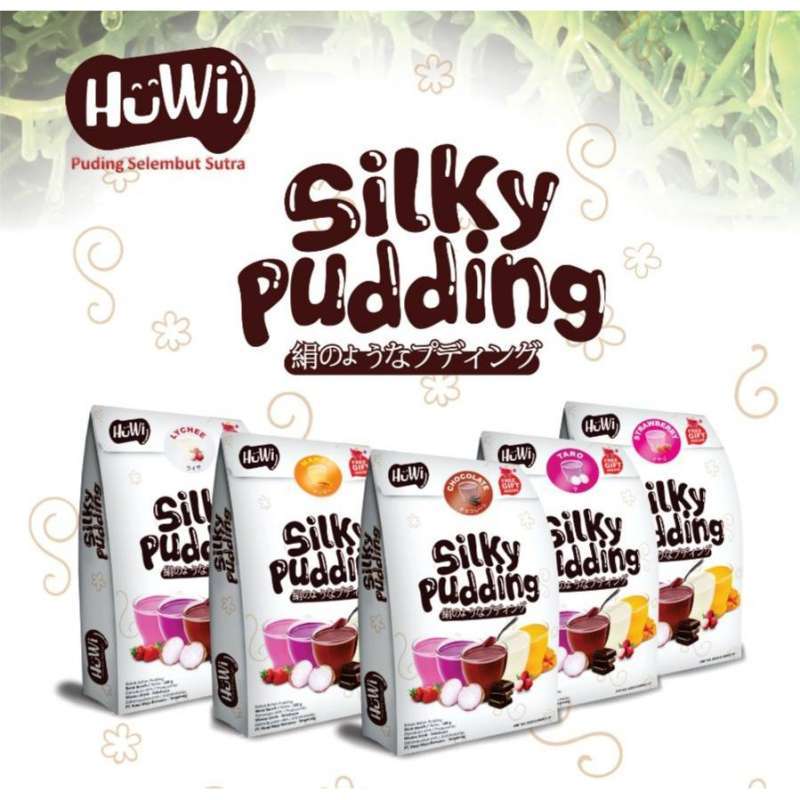 Promo HUWI Premix Silky Pudding Bubuk Pudding Instant (Box 100gr ...