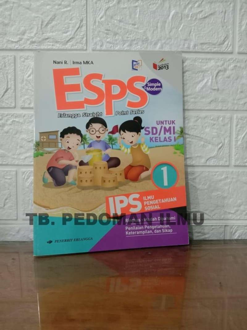 Jual ESPS Kelas 1 SD IPS IPA PPKN MATEMATIKA BAHASA INDONESIA ERLANGGA ...