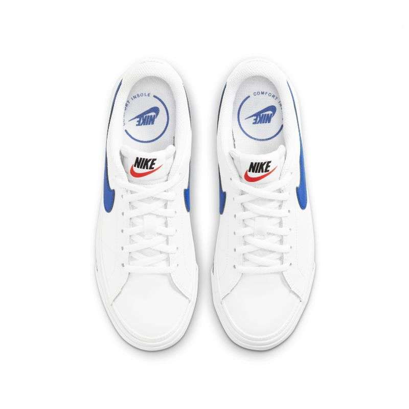 Promo Nike Court Legacy Big Kids' Shoes (DA5380-101) - 5.5Y Diskon 15% ...