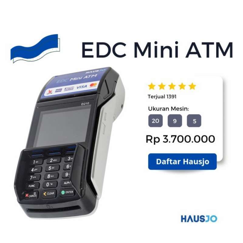 Jual Hausjo Edc Mini Bank Pax D210 Di Seller Cuanz Store - Meruya ...
