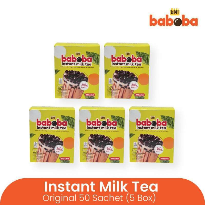 Jual Baboba - Minuman Instant Milk Tea - 5 Box di Seller Baboba.id ...
