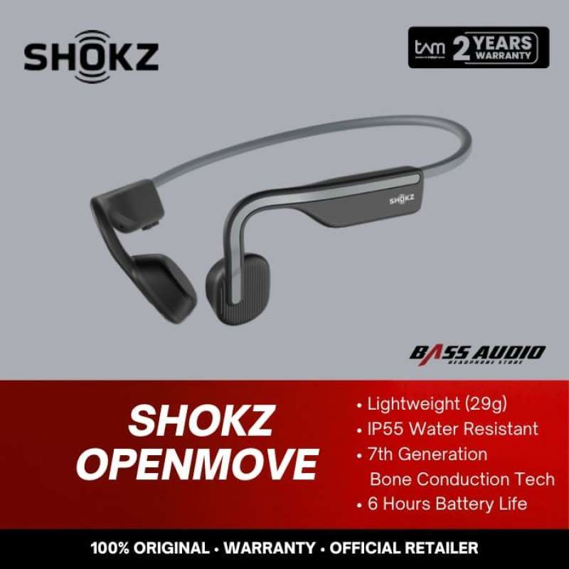 Jual Shokz Openmove / Open Move Wireless Bone Conduction Open-Ear ...