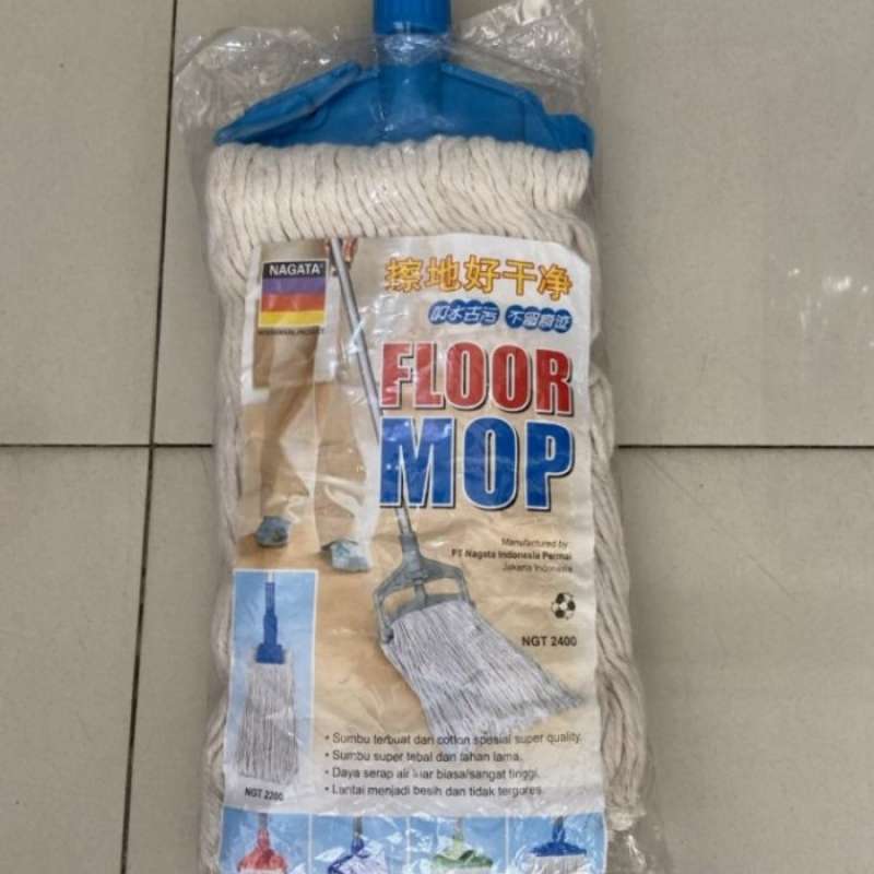 Jual Alat Sapu Pel Lantai Floor Mop Nagata Tali Sumbu Jepit 2000 ...