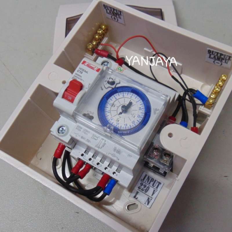 Promo Panel Timer Otomatis Lampu 24jam Timer Model Theben Sul181d