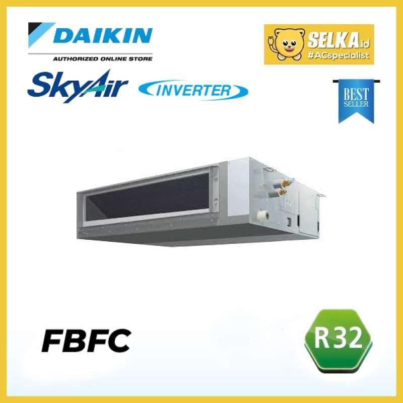 Jual DAIKIN FBFC100DVM4 AC SPLIT DUCT CONNECTION MIDDLE STATIC 4 PK ...