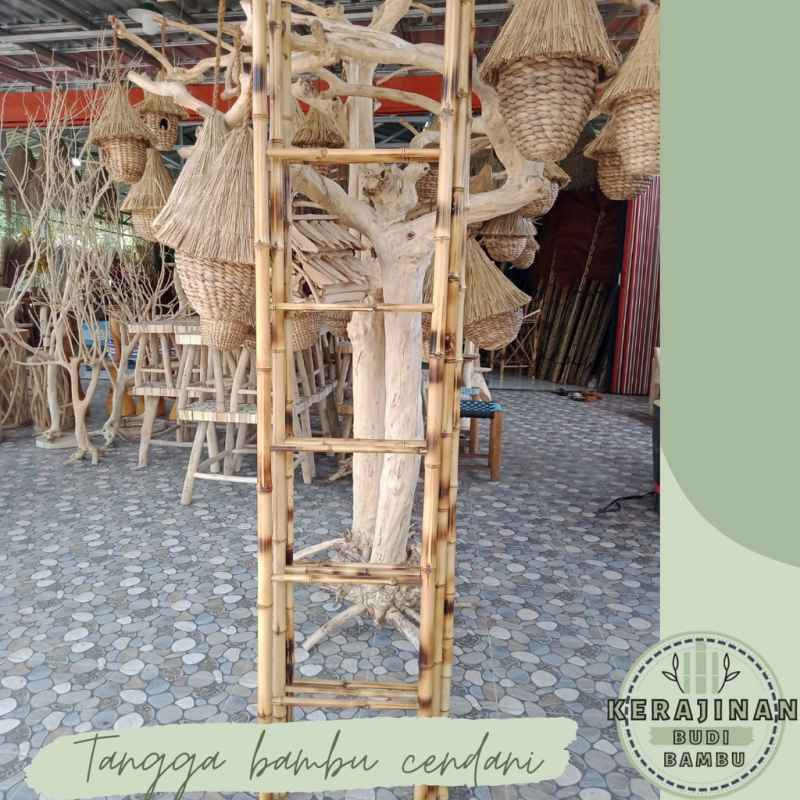 Promo Tangga Bambu Cendani 180cm / Cendani Bamboo Ladder / Tangga ...
