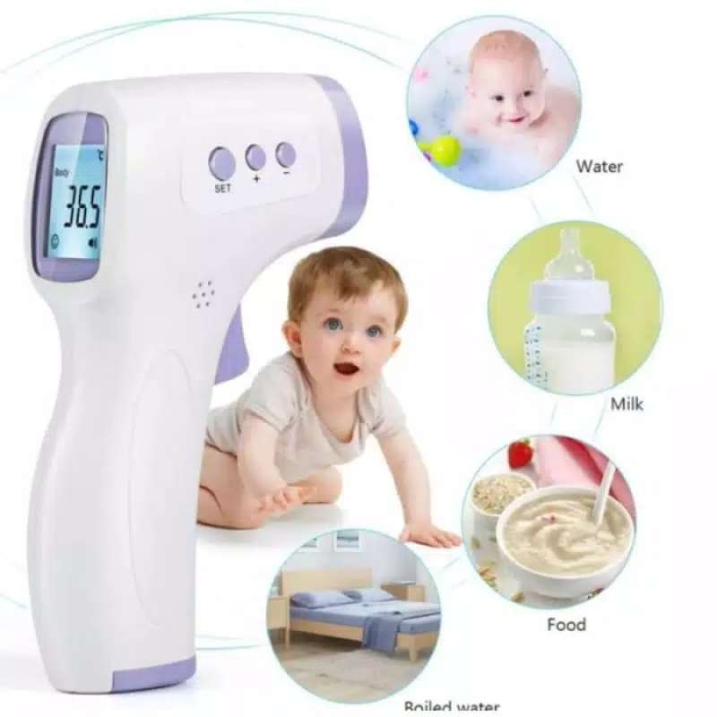 Jual Termometer Gun Digital Thermometer Infrared Alat Ukur Suhu Tubuh ...