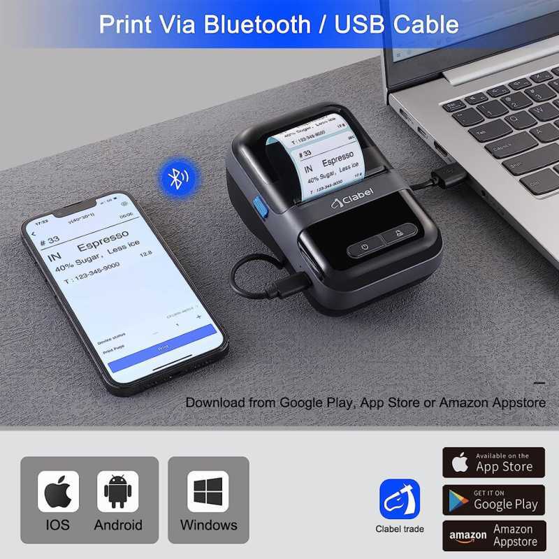 Jual Printer Label Barcode Portabel 220b Di Seller Cashcow Indonesia ...