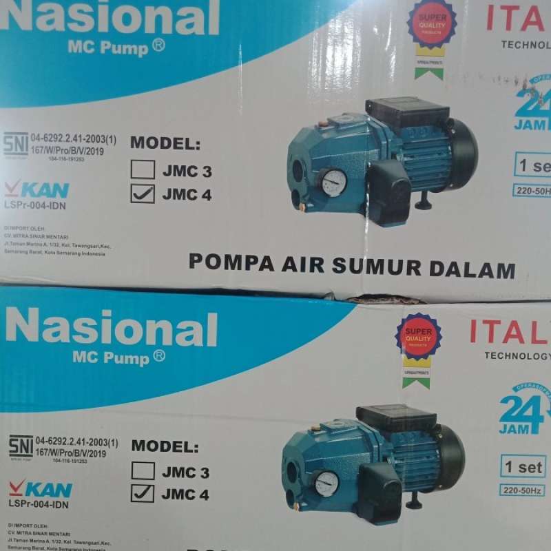 Promo Mesin Pompa Air Nasional Mc Pump 40 Meter Jet Pump 370 (Tanpa ...