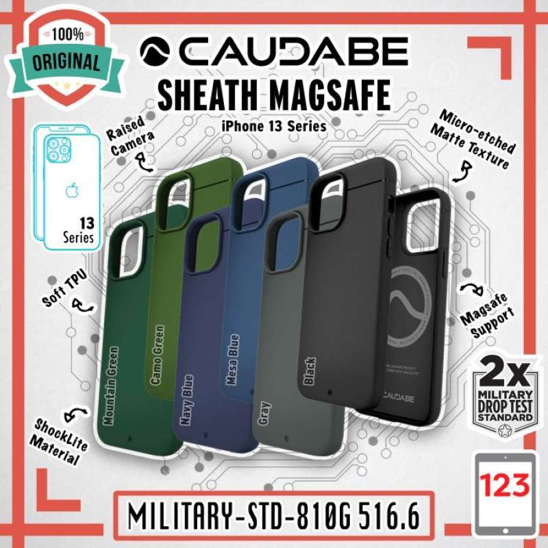 Jual case iphone 13 mini 13 pro max caudabe sheath magsafe original ...