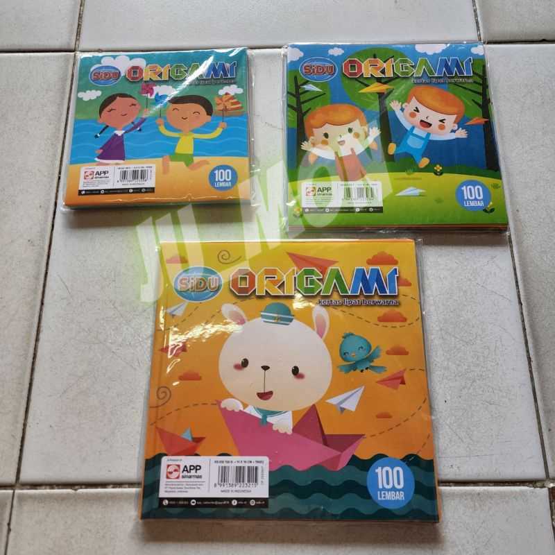 Jual Kertas Lipat/ Origami SIDU 16x16 cm isi 100 lembar di Seller Ju ...