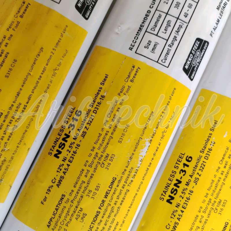 Jual Kawat Las Stainless Steel Nikko Steel Nsn316 2.6mm 1kg / Welding ...