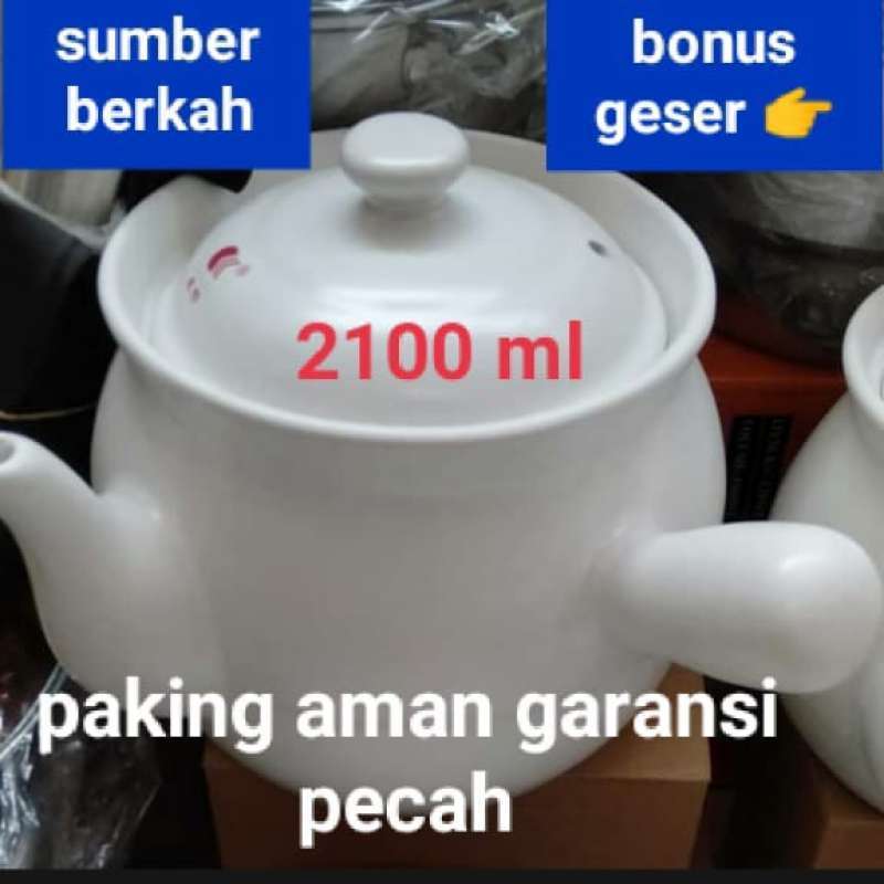 Jual Sapo Tahu Clay Pot/Panci Keramik Bentuk Teko 2100 Ml di Seller Chaca - Cengkareng Barat ...
