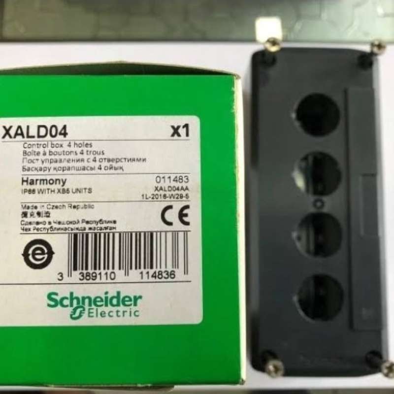 Promo Panel Kendali Kosong / Box Push Button 4 Lubang 22mm Xald04 ...