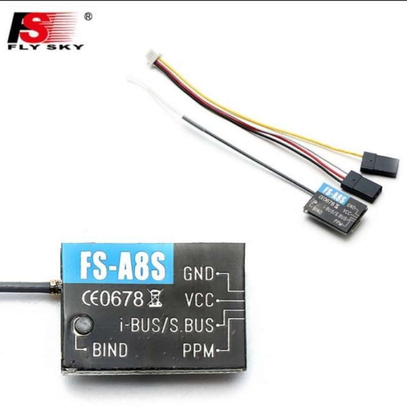 Jual flysky fs-a8s v2 fs a8s 2.4g 8ch mini receiver with ppm i-bus sbus di Seller Edenn Shop ...