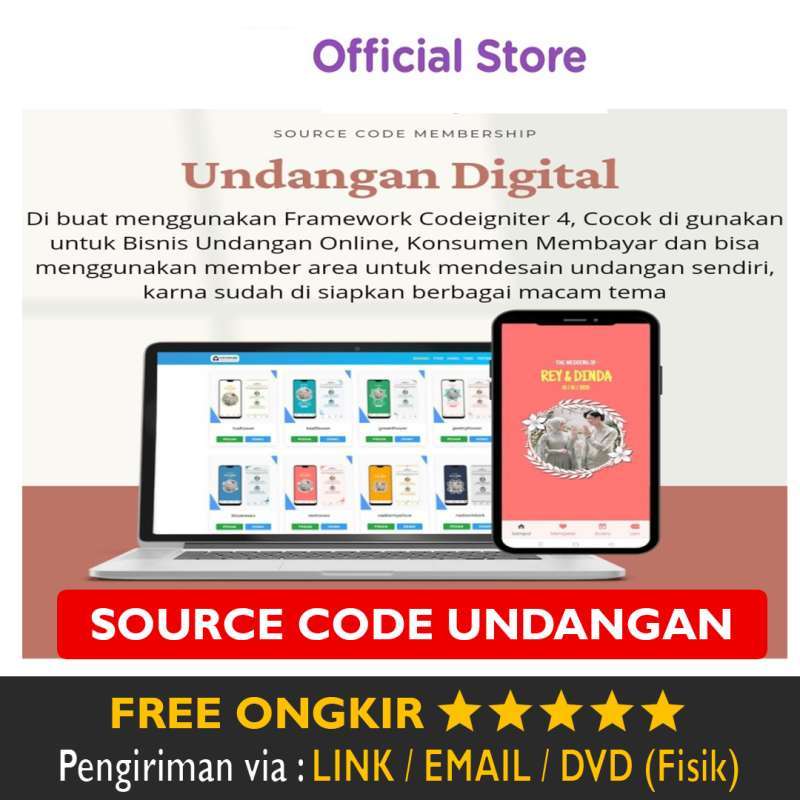 Jual Source Code Undangan Pernikahan Original Murah - Harga Diskon Juli 2024 | Blibli