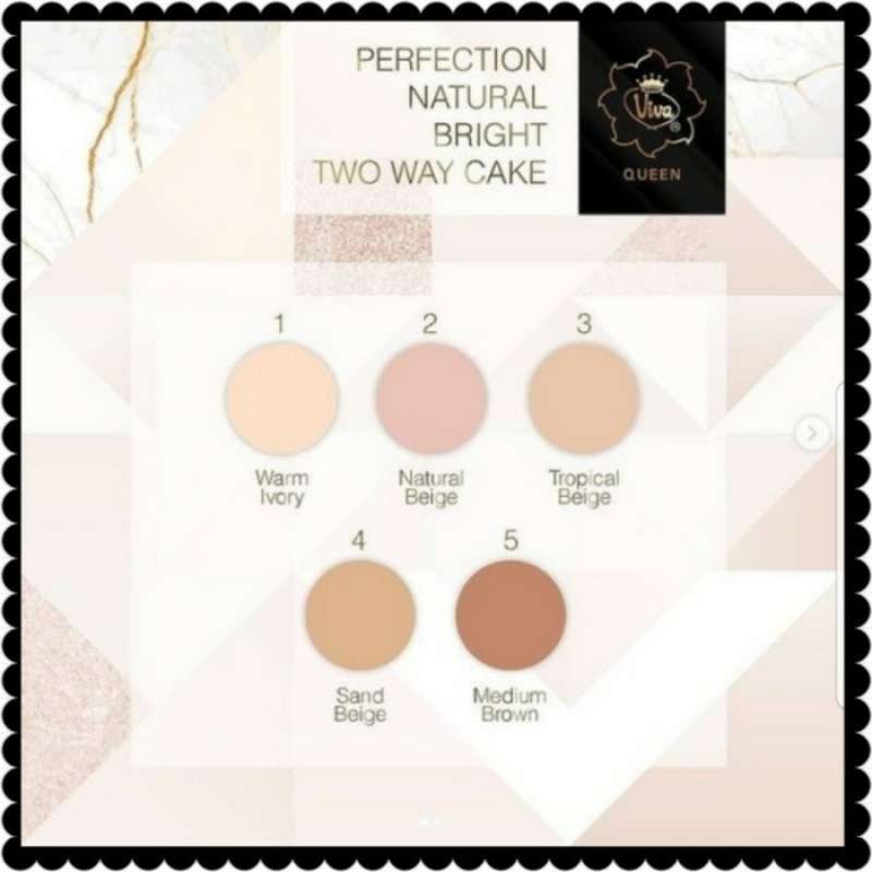 Promo VIVA TWO WAY CAKE PERFECTION NATURAL BRIGHT Diskon 23% di Seller ...