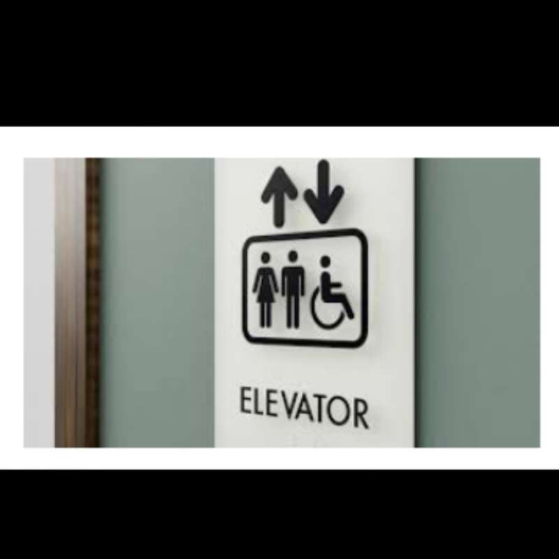 Promo Akrilik Tanda Sign Board Elevator Lift Mall Hotel Apartemen ...