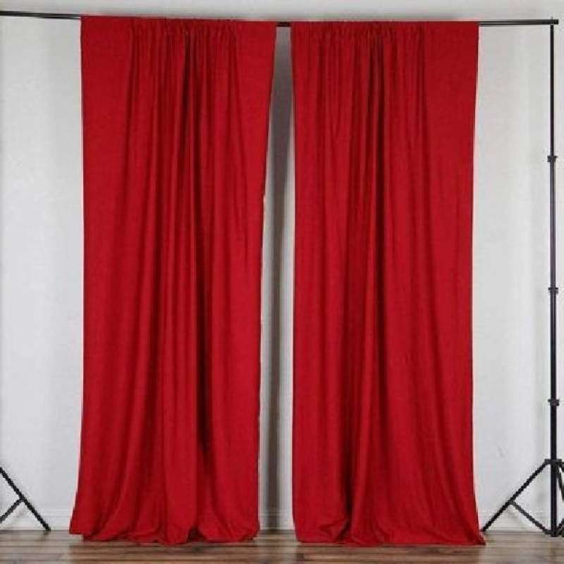 Jual Kain polos Merah backdrop background foto Studio aesthetic 3mx2 ...
