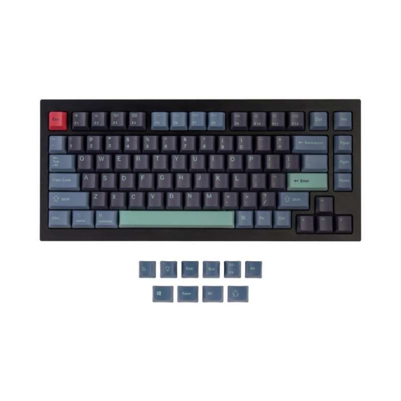 Promo Q1 & K2 OEM Dye-Sub PBT Keycap Set - Multivariasi Multicolor ...