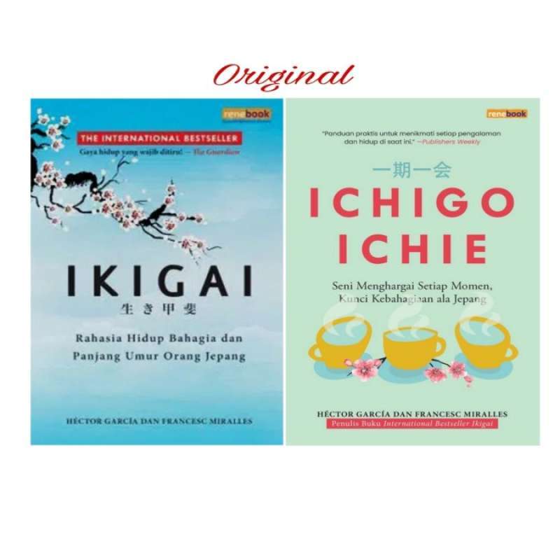Promo Paket 2 Buku Ikigai Dan Ichigo Ichie By Hector Garcia Diskon 29% di Seller Gempita ...
