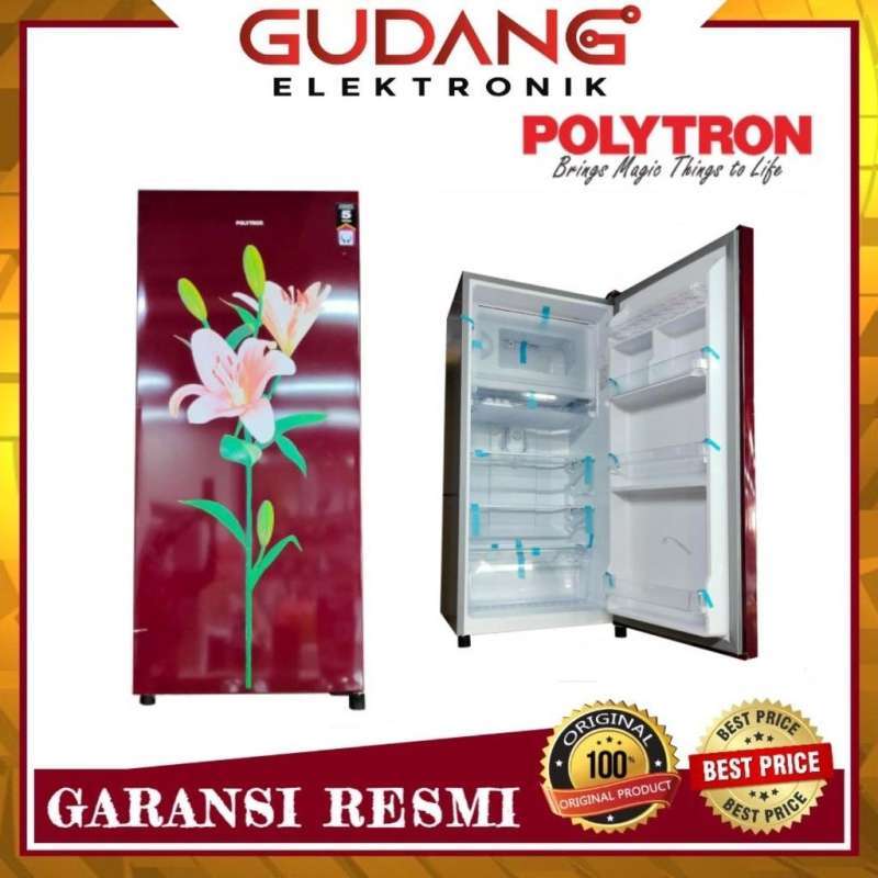Jual LEMARI ES 1 PINTU POLYTRON PRB 187 R KULKAS POLYTRON PRB-187B di ...