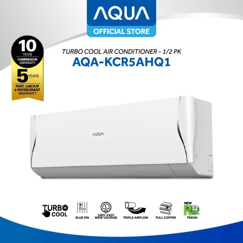 Jual Aqua Aqa-kcr5ahq1 Ac 1/2pk R32 360watt Khusus Jabodetabek - Hanya ...