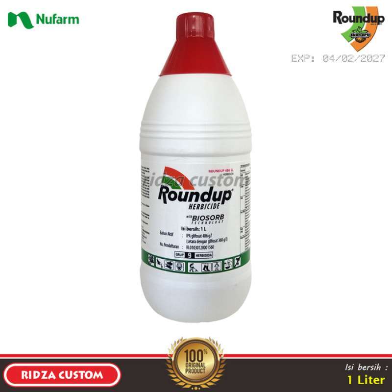 Promo Roundup Herbisida 486Sl 1 Liter Obat Pembasmi Rumput Liar & Gulma ...