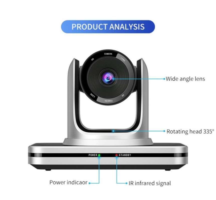 Jual Robotic Webcam Ptz Fullhd Meeting Conference Camera Hosodo Hsd ...