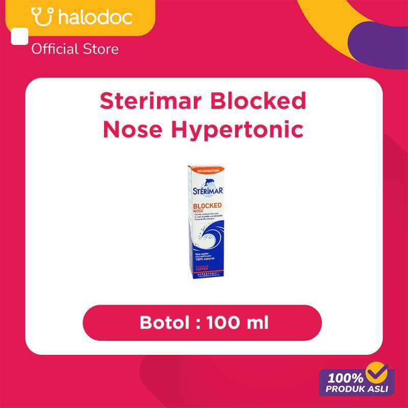 Jual Sterimar Blocked Nose Hypertonic 100ml Di Seller Halodoc - Apotik ...