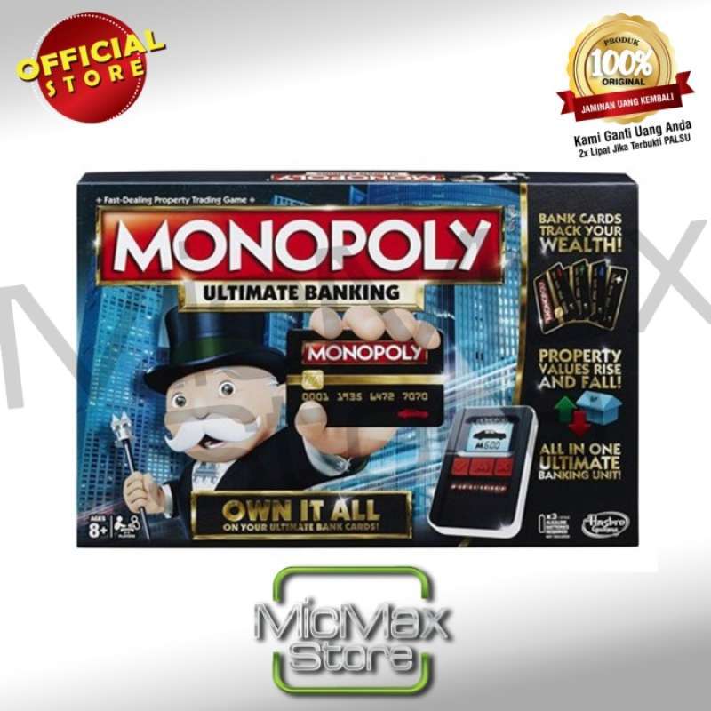 Promo Hasbro Gaming Monopoly Ultimate Banking Own It All Diskon 8% di ...