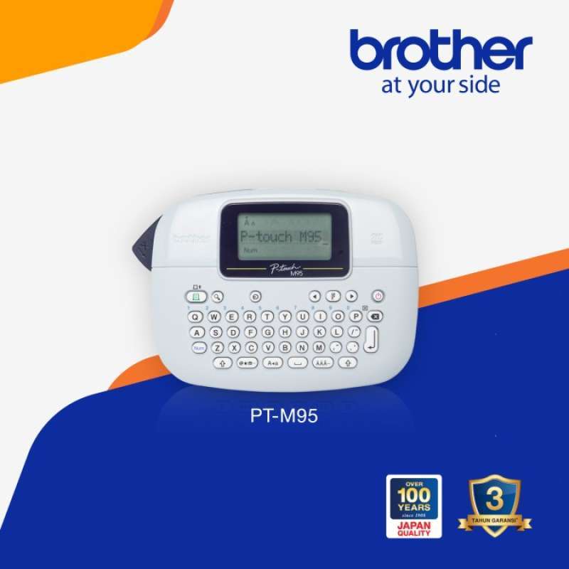 Promo Brother Label Printer PT-M95 Handy Label Maker Seri M-Tape Diskon ...