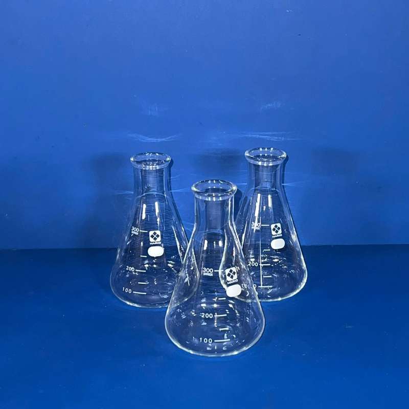 Jual Labu Erlenmeyer, Erlenmeyer, Termos Titrasi, Erlenmeyer Dengan ...