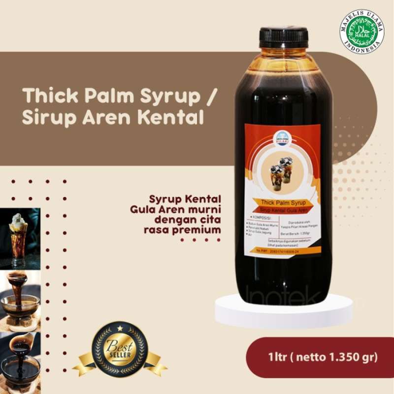 Jual Thick Palm Sugar Syrup / Sirup Gula Aren Cair Kental 1350 Gr Di ...