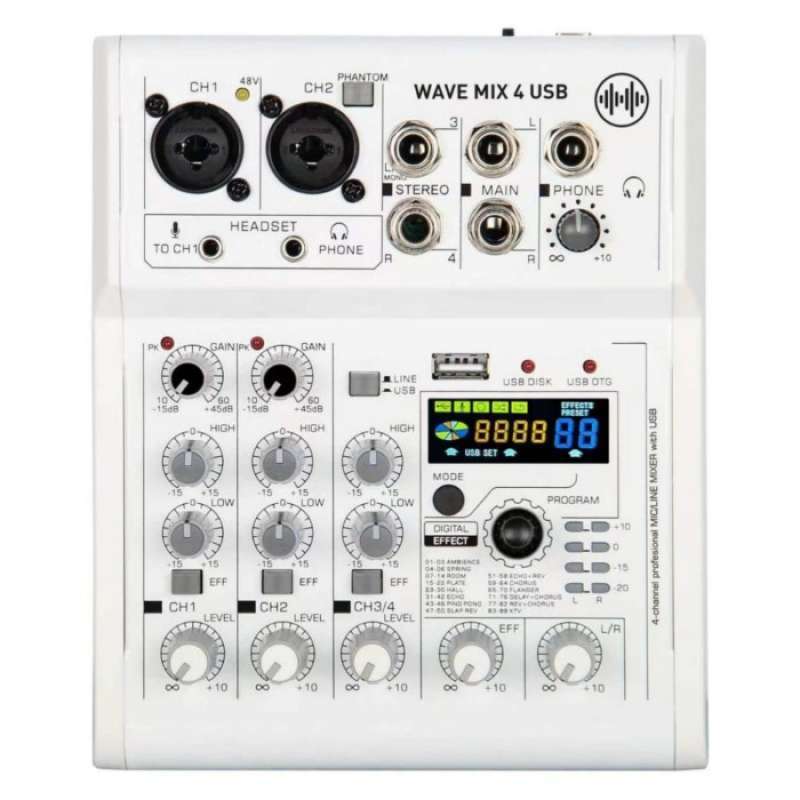 Jual Wave MIX4USB - 4-Channel Mixer with USB Audio Interface di Seller ...