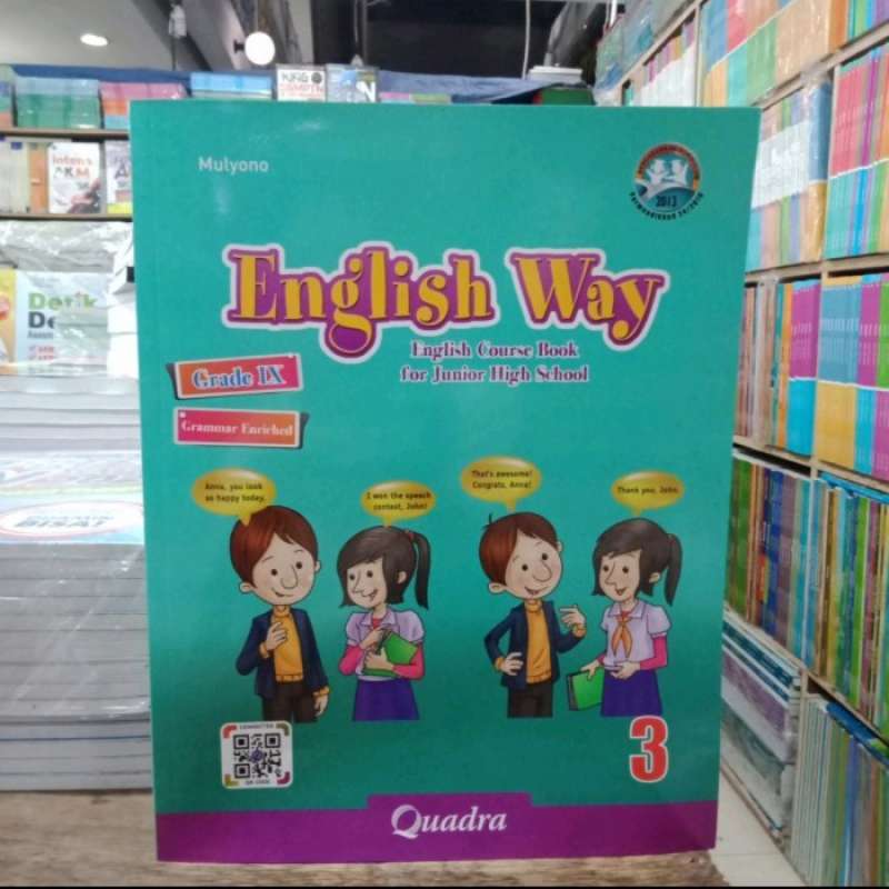 Promo English Way Bahasa Inggris Smp/Grade Kelas 3/9 Revisi K13 Quadra Diskon 23% di Seller ...