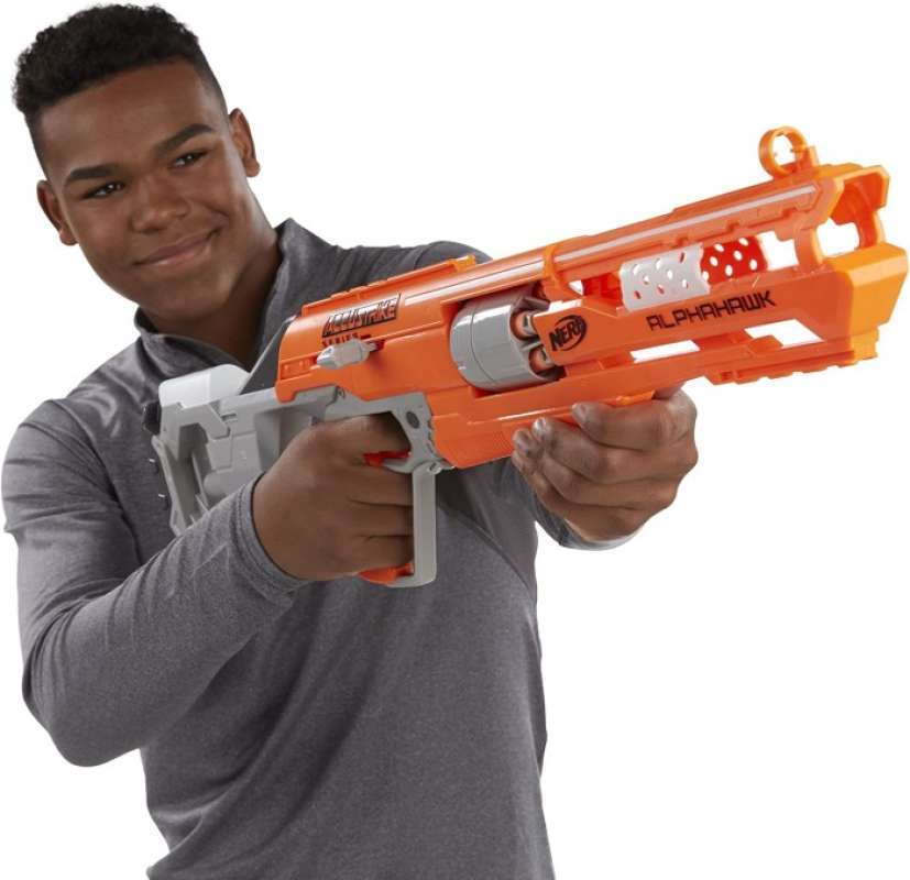 Promo Nerf N-Strike Elite AccuStrike Series AlphaHawk Action Figure ...