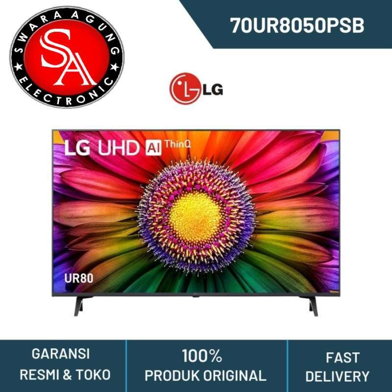 Promo Led UHD 4K Smart TV 70 Inch LG THINQ AI Type : 70UR8050 (Khusus ...