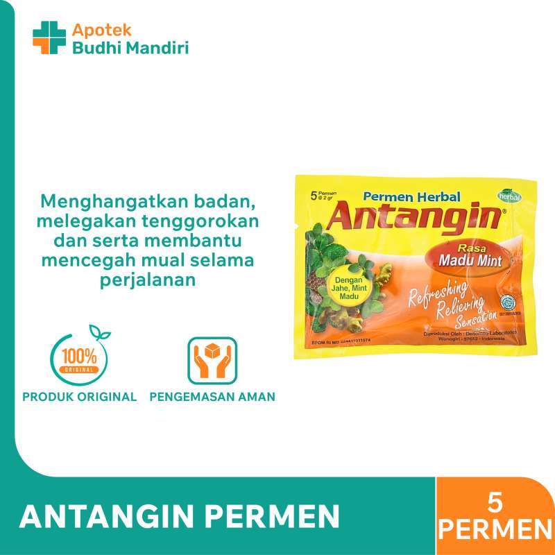 Jual Antangin Permen (1 Sachet) - Herbal Untuk Melegakan Tenggorokan di ...