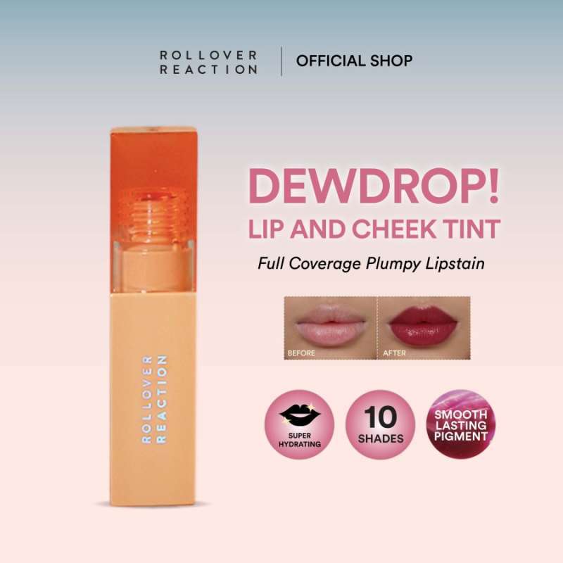 Promo Dewdrop! Lip And Cheek Tint Diskon 24% Di Seller Rollover Reaction Store - Gudang Blibli ...