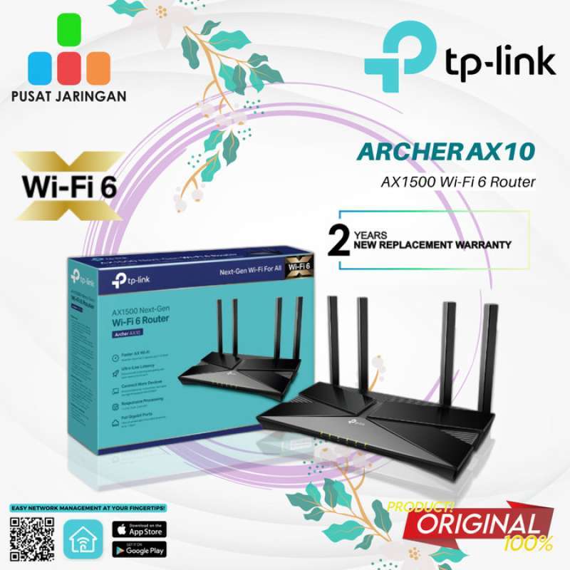 Promo ARCHER AX10 Wi-Fi 6 Router AX1500 Diskon 23% di Seller Gigaba ...