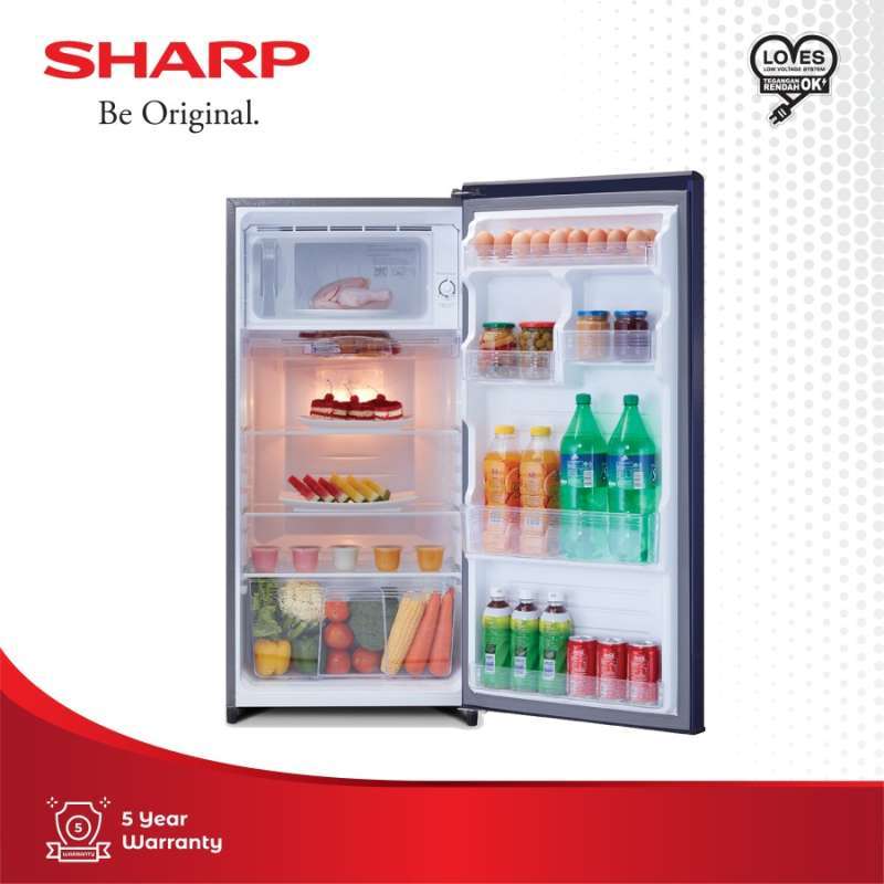 Jual Sharp Sj-x167mg Db/dp Kulkas 1 Pintu Shine Dandelion Series [133 / 128 L] Di Seller Sharp ...