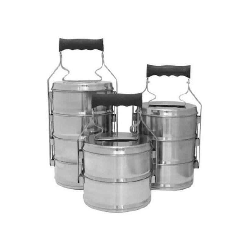 Jual FOOD CARRIER RANTANG MAKANAN STAINLESS RANTANG SUSUN KATERING 18CM ...