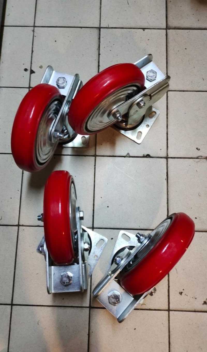 Promo Roda Per Spring Heavy Duty Trolley Pagar Gerobak 6 Inch Putar ...