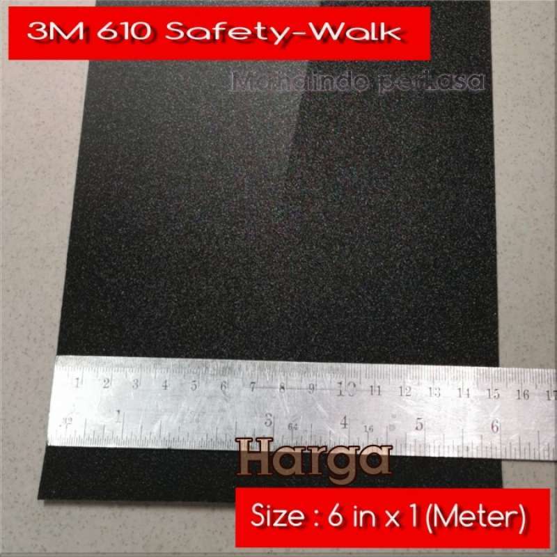 Promo Anti slip tangga, Anti licin garasi. Safety walk tape 3M 610 Black Diskon 23% di Seller ...